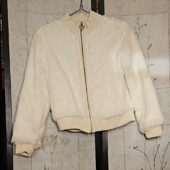 Place | Jackets & Coats | Place Cream Teddy Jacket With Fitted ...